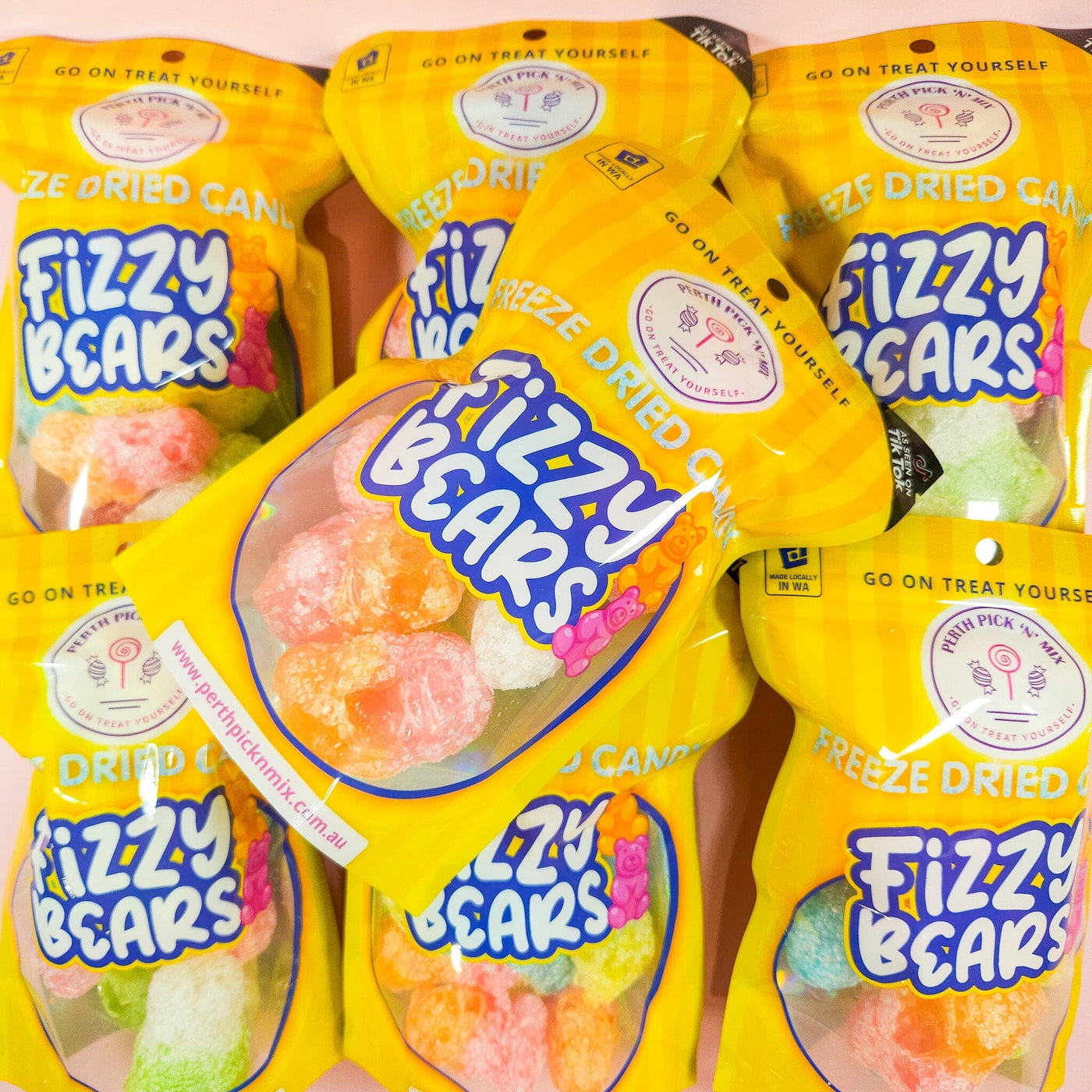 Freeze Dried Candy Fizzy Bears — Joys Delights Lolly Shop Online