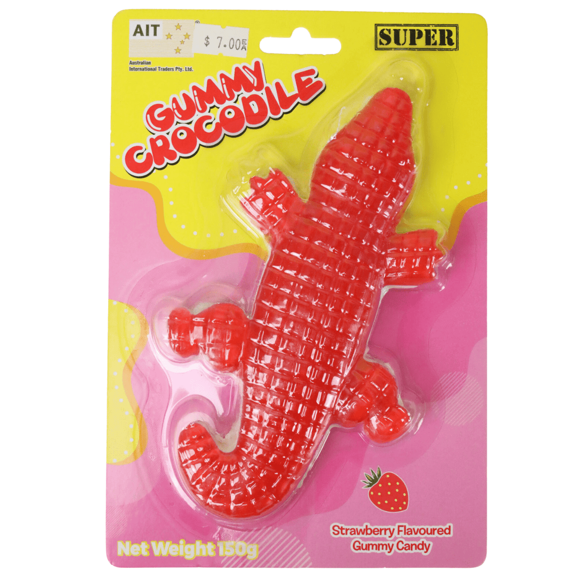 Super Gummy Crocodile 150g — Joys Delights Lolly Shop Online