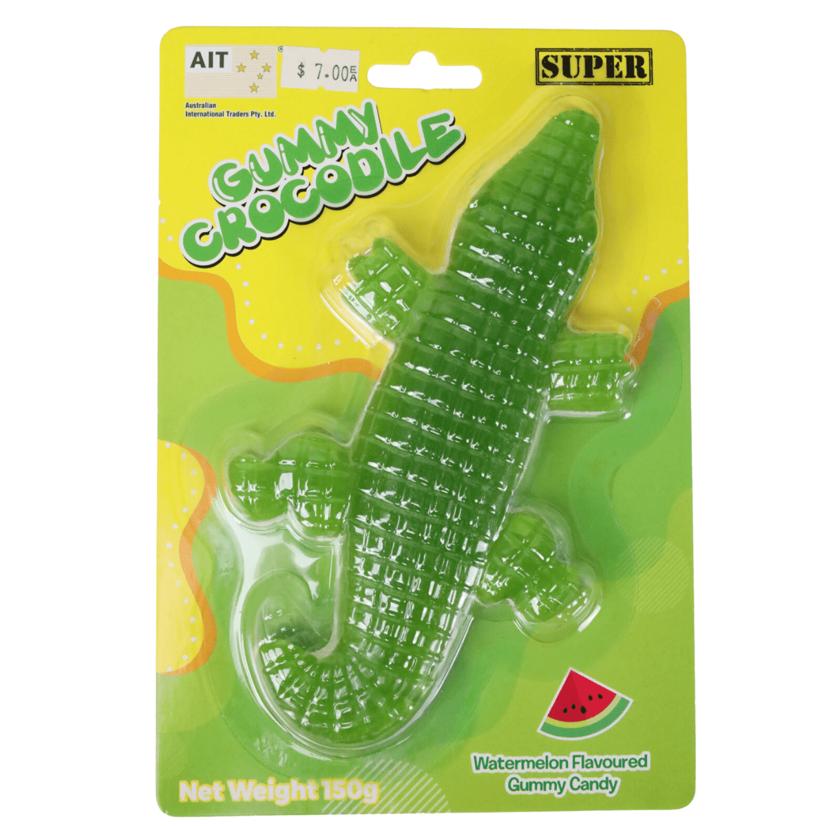 Super Gummy Crocodile 150g — Joys Delights Lolly Shop Online