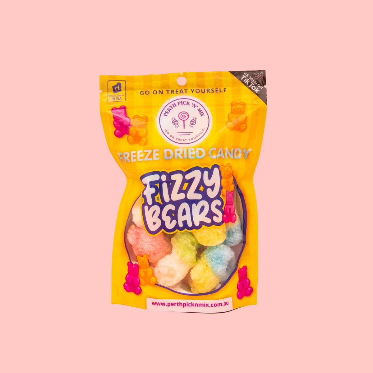Freeze Dried Candy Fizzy Bears — Joys Delights Lolly Shop Online
