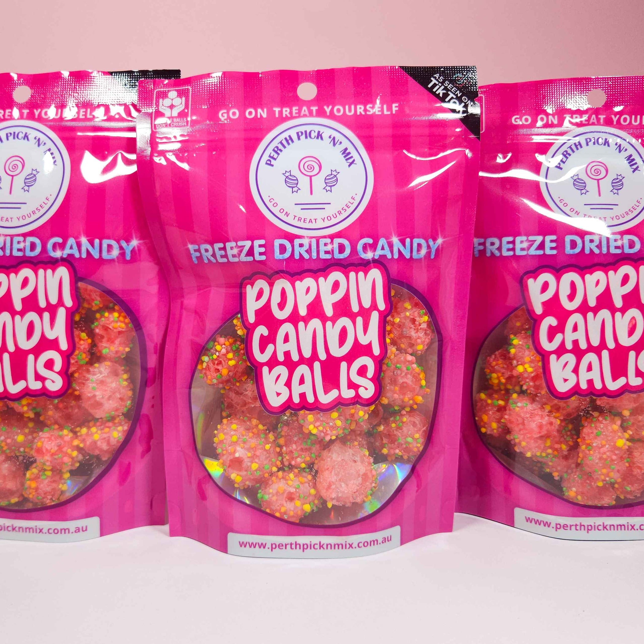 Freeze Dried Candy Poppin Candy Balls — Joys Delights Lolly Shop Online