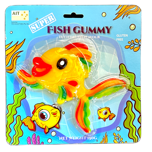 Super Fish Gummy 150g — Joys Delights Lolly Shop Online