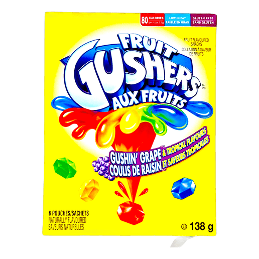 Fruit Gushers 6 pack — Joys Delights Lolly Shop Online