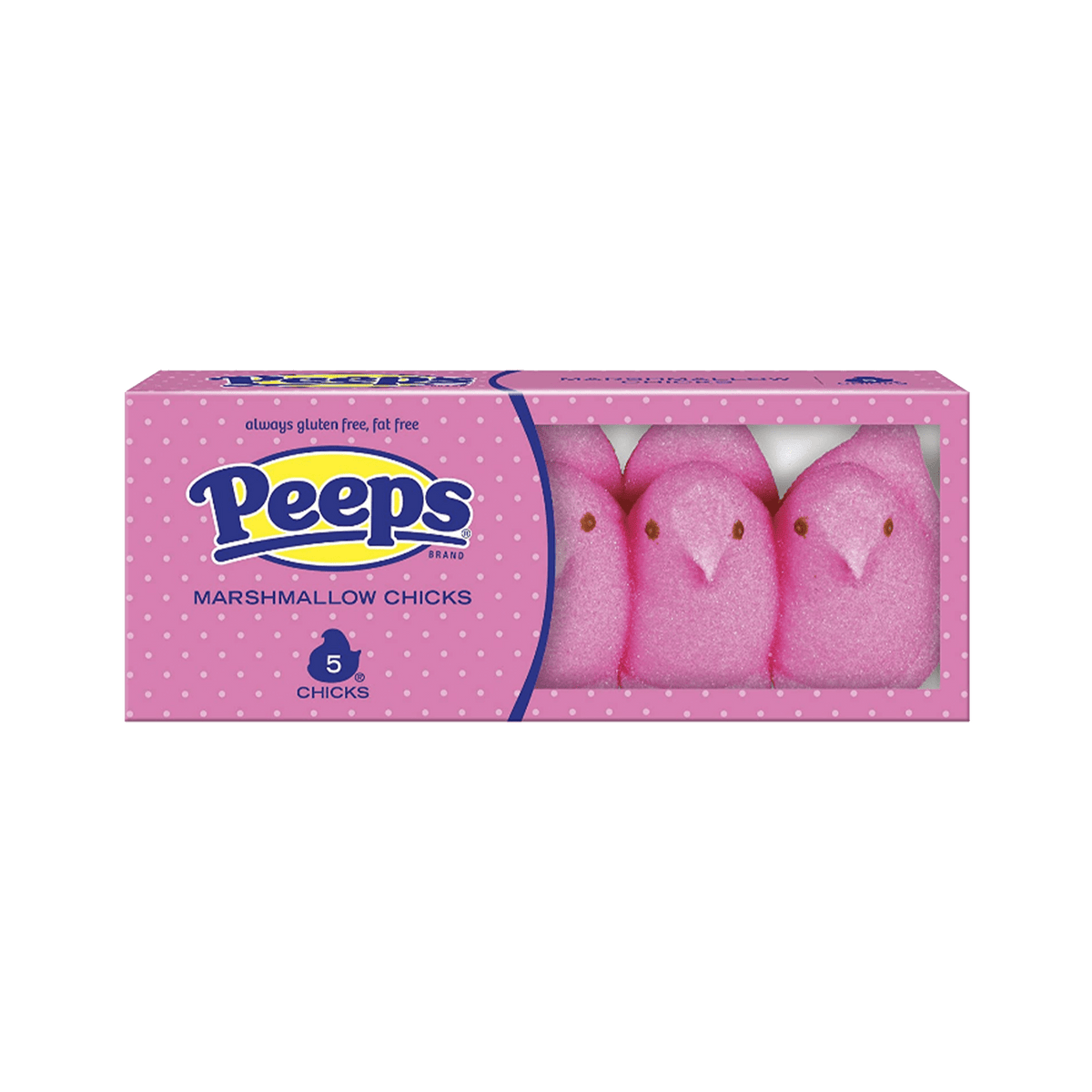 Peeps Easter Pink Chicks 42g (5 Pack) — Joys Delights Lolly Shop Online