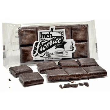 Inch Licorice 50g — Joys Delights Lolly Shop Online