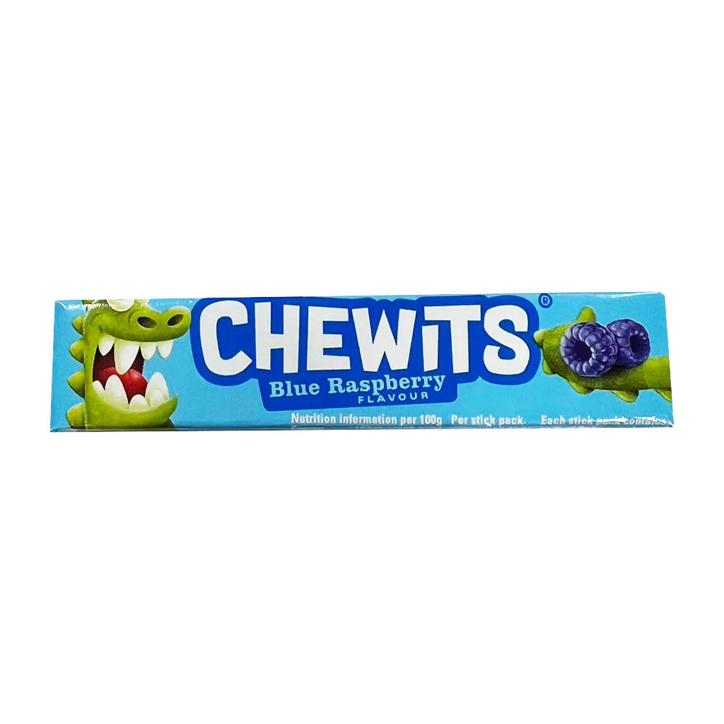 Chewits Blue Raspberry 30g — Joys Delights Lolly Shop Online