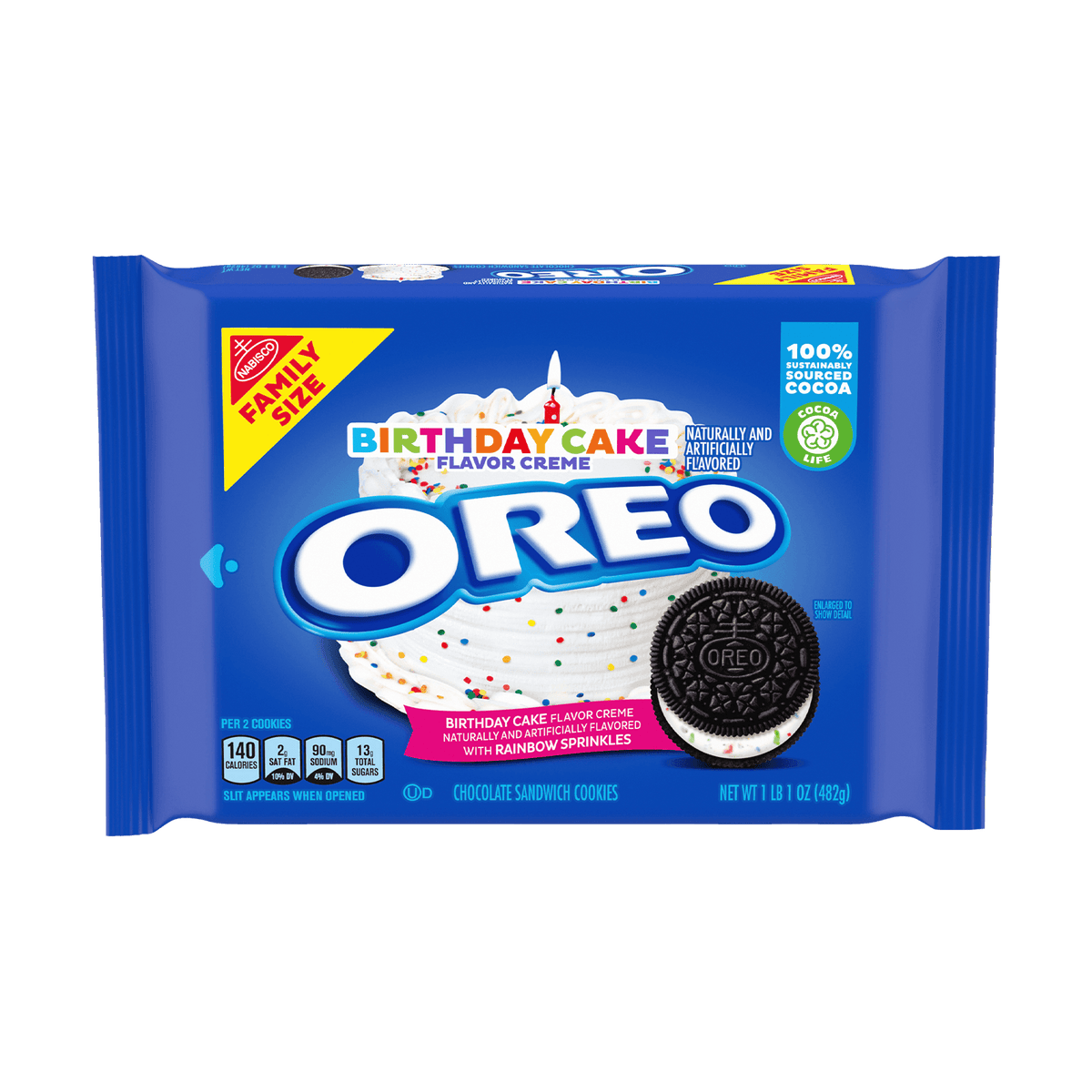 Oreo Birthday Cake 482g — Joys Delights Lolly Shop Online