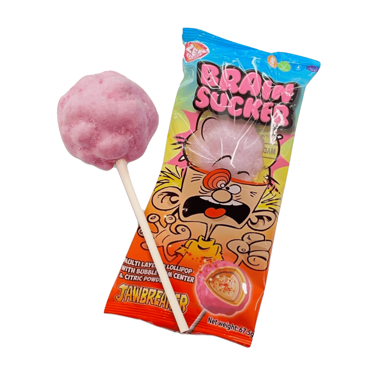 Zed Candy Brain Sucker 67.5g — Joys Delights Lolly Shop Online