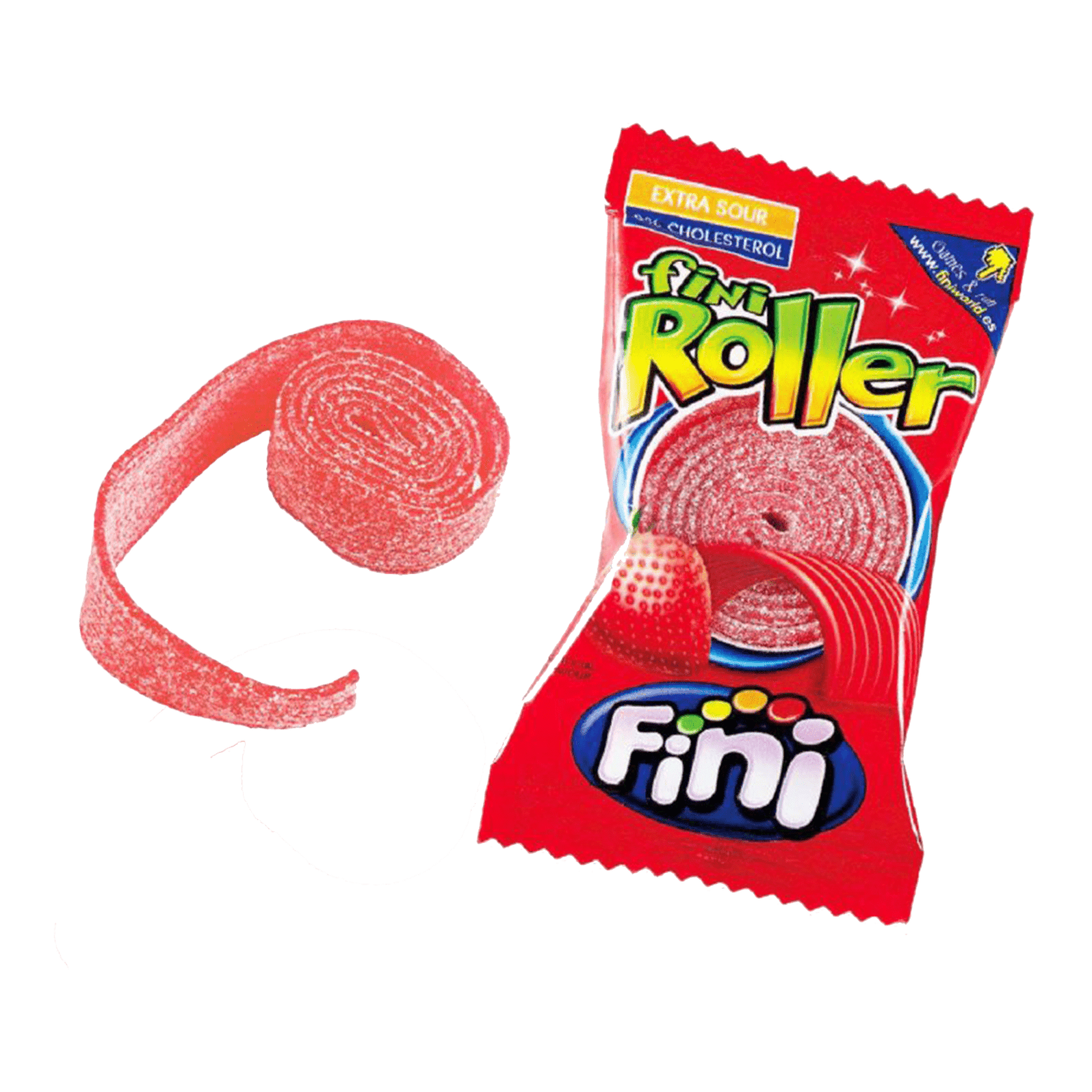 Fini Roller Strawberry 20g — Joys Delights Lolly Shop Online
