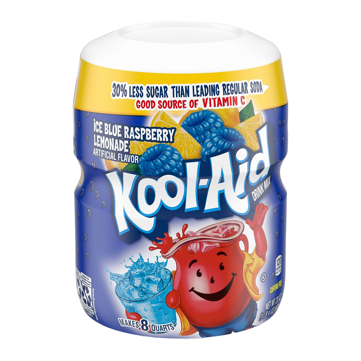 Kool Aid Ice Blue Raspberry Lemonade Tub 538g — Joys Delights Lolly ...