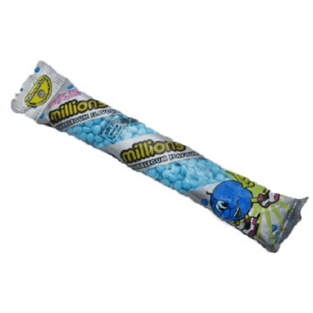 Millions Bubblegum Tube 60g — Joys Delights Lolly Shop Online