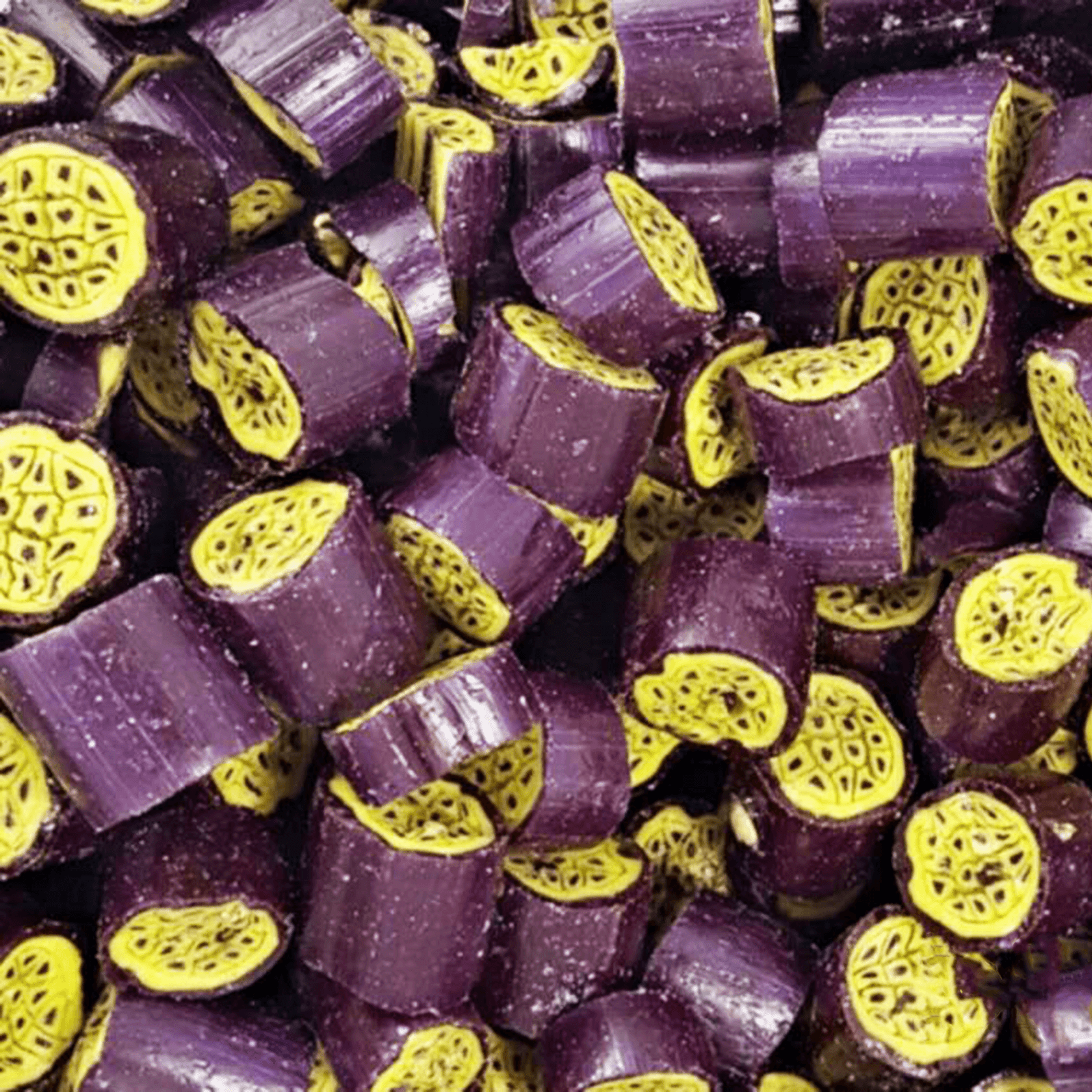 Passionfruit Rock Candy — Joys Delights Lolly Shop Online