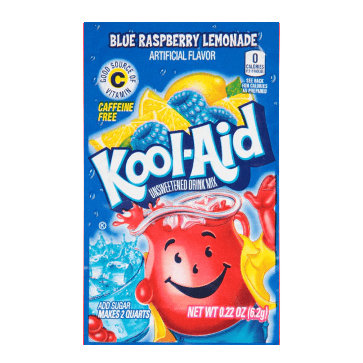 Kool Aid Blue Raspberry Lemonade Sachet 6.5g — Joys Delights Lolly Shop ...