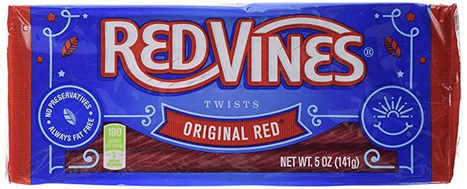 Red Vines Original Red Tray 141g — Joys Delights Lolly Shop Online