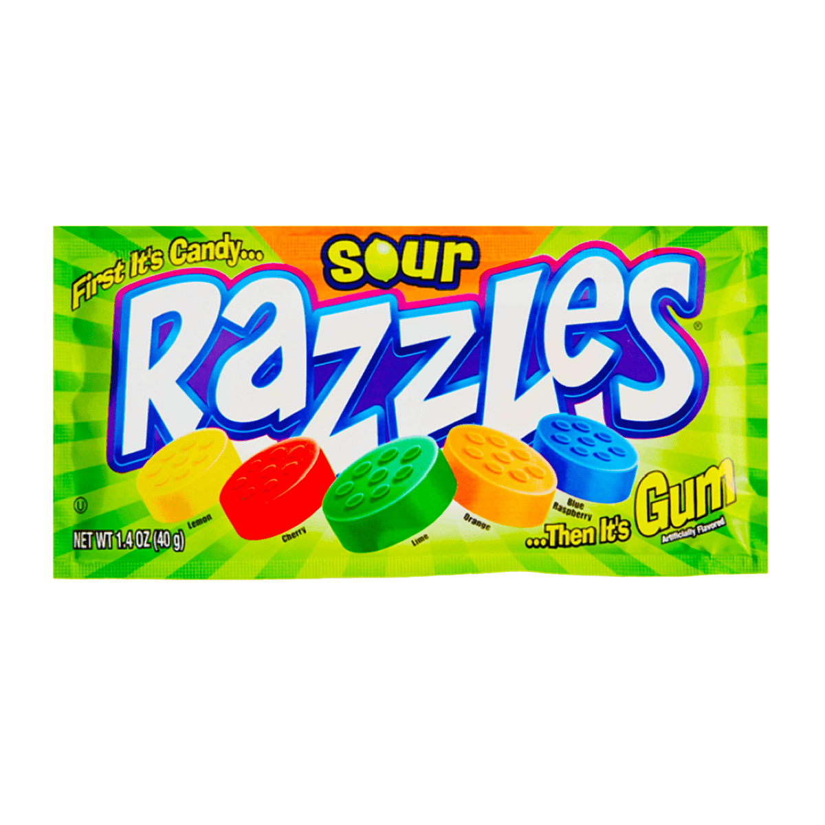 Razzles Sour 40g — Joys Delights Lolly Shop Online