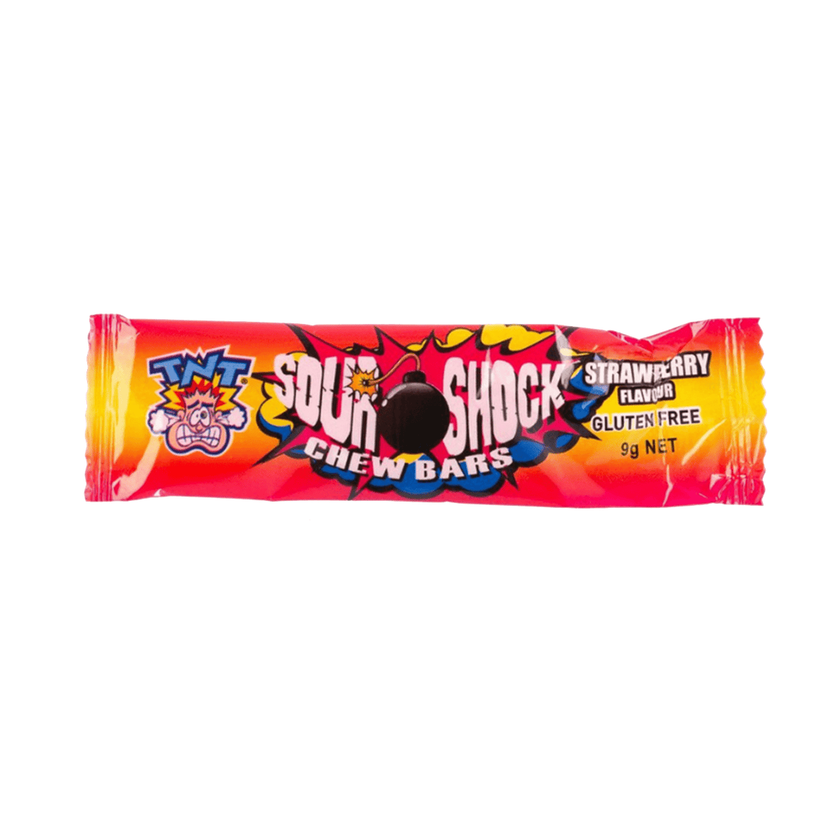 TNT Sour Strawberry Shock 9g — Joys Delights Lolly Shop Online