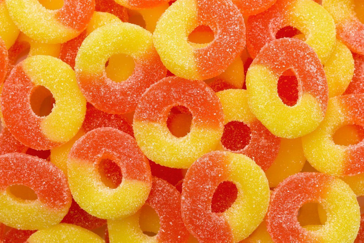 Trolli Peach Rings — Joys Delights Lolly Shop Online