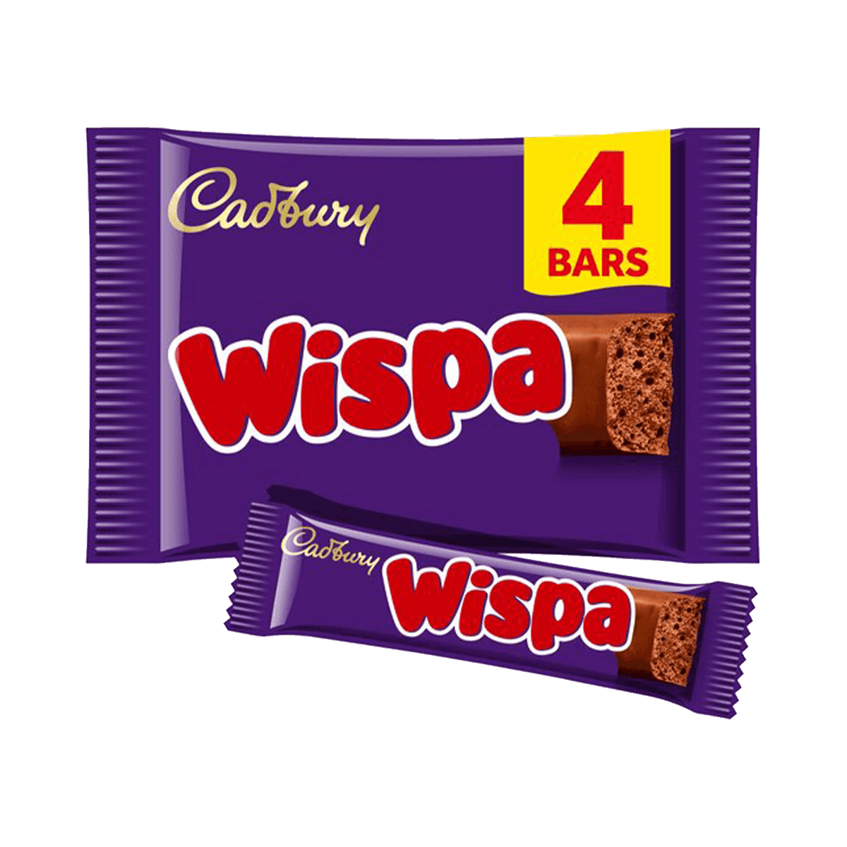 Wispa Bar 27.5g 4pack (94.8g) — Joys Delights Lolly Shop Online